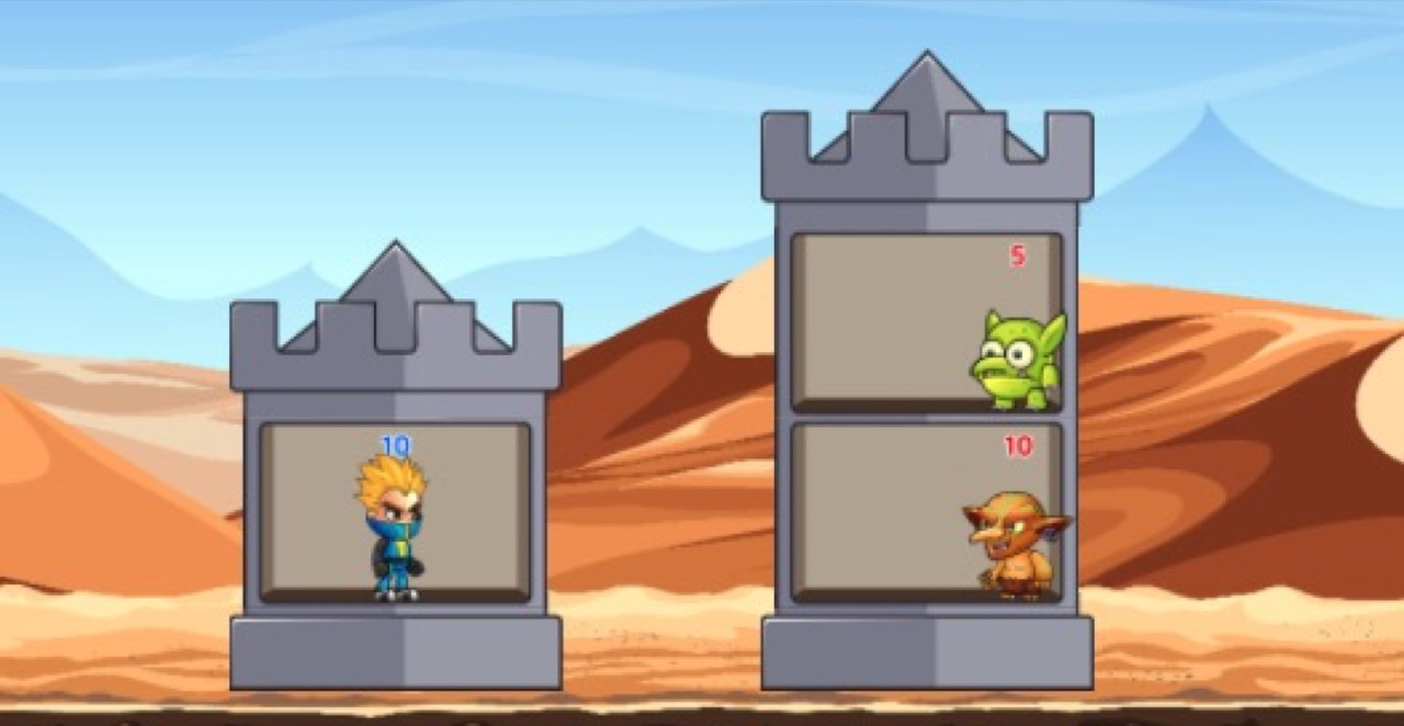 Hero Tower - Wacky Kids Games